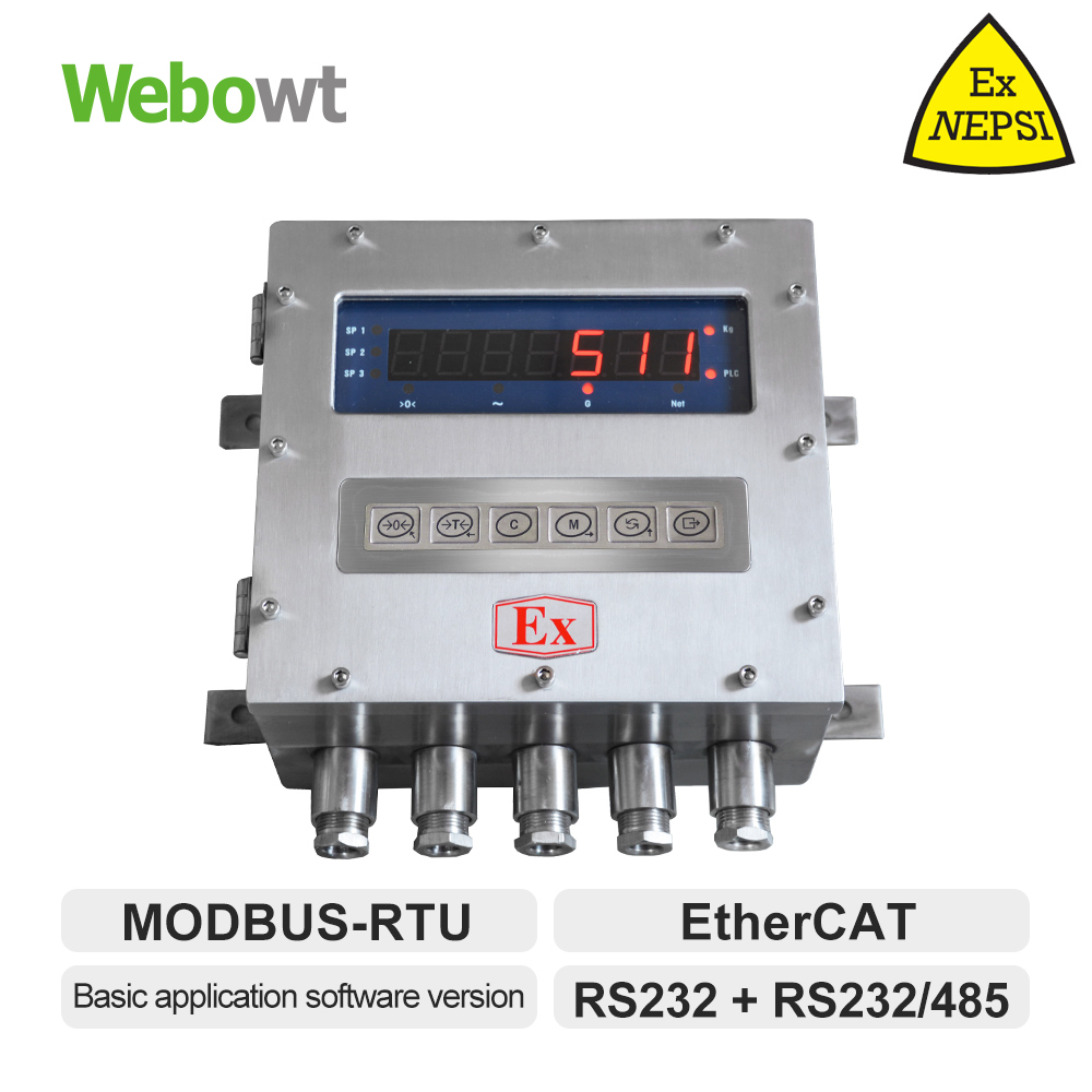EXD ID511, Silver Alloy EXD Box, IIB T6, Two serial ports(RS232+RS232/RS485), MODBUS-RTU ...